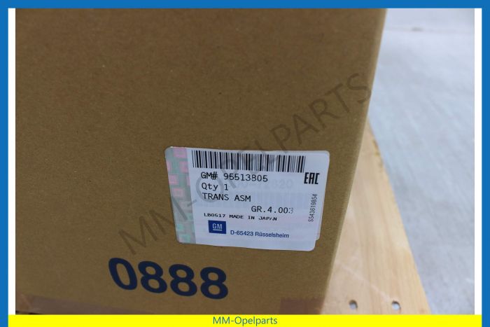 MM-Opelparts Transmission, 5 speed, (except stop/start engine) MM-Opelparts